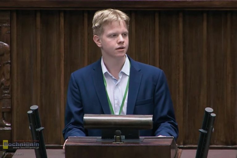Patryk Kmiecik – głos młodzieży z Powiatu Bocheńskiego w polskim ...